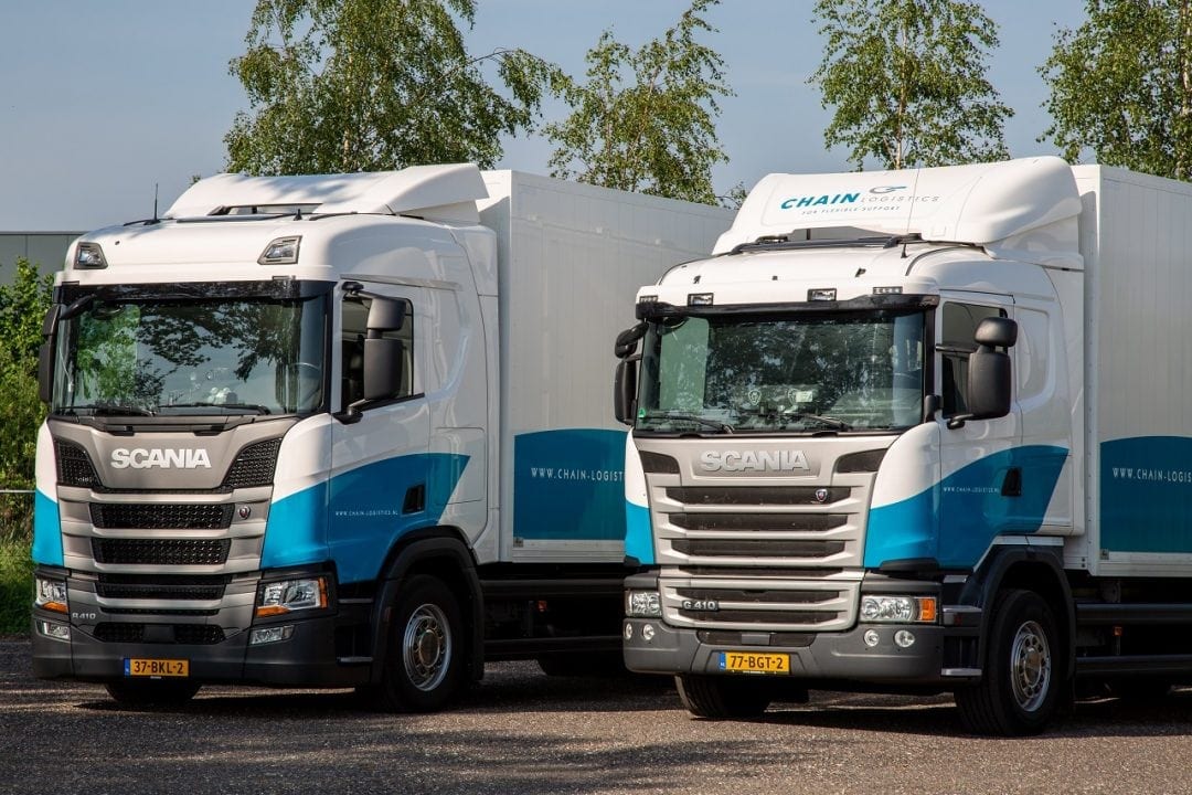 Uitbreiding wagenpark met nieuwe Scania - Chain Logistics